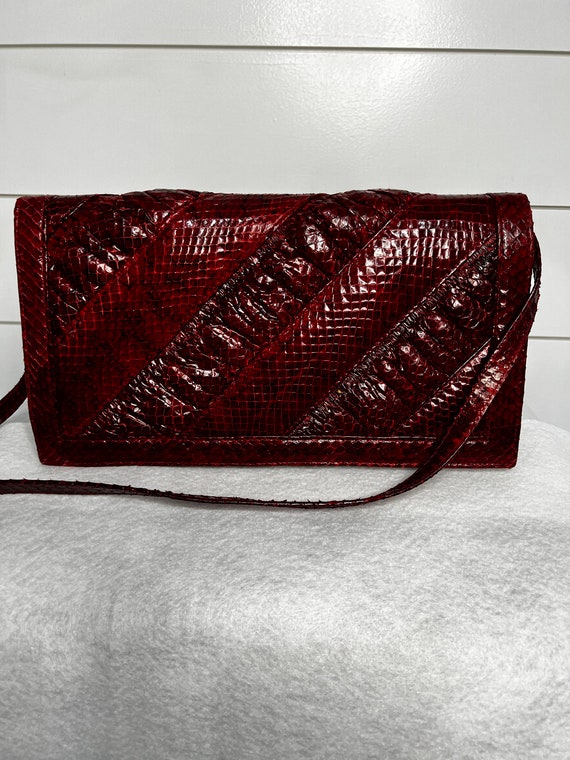 Vintage handmade snake skin - Gem