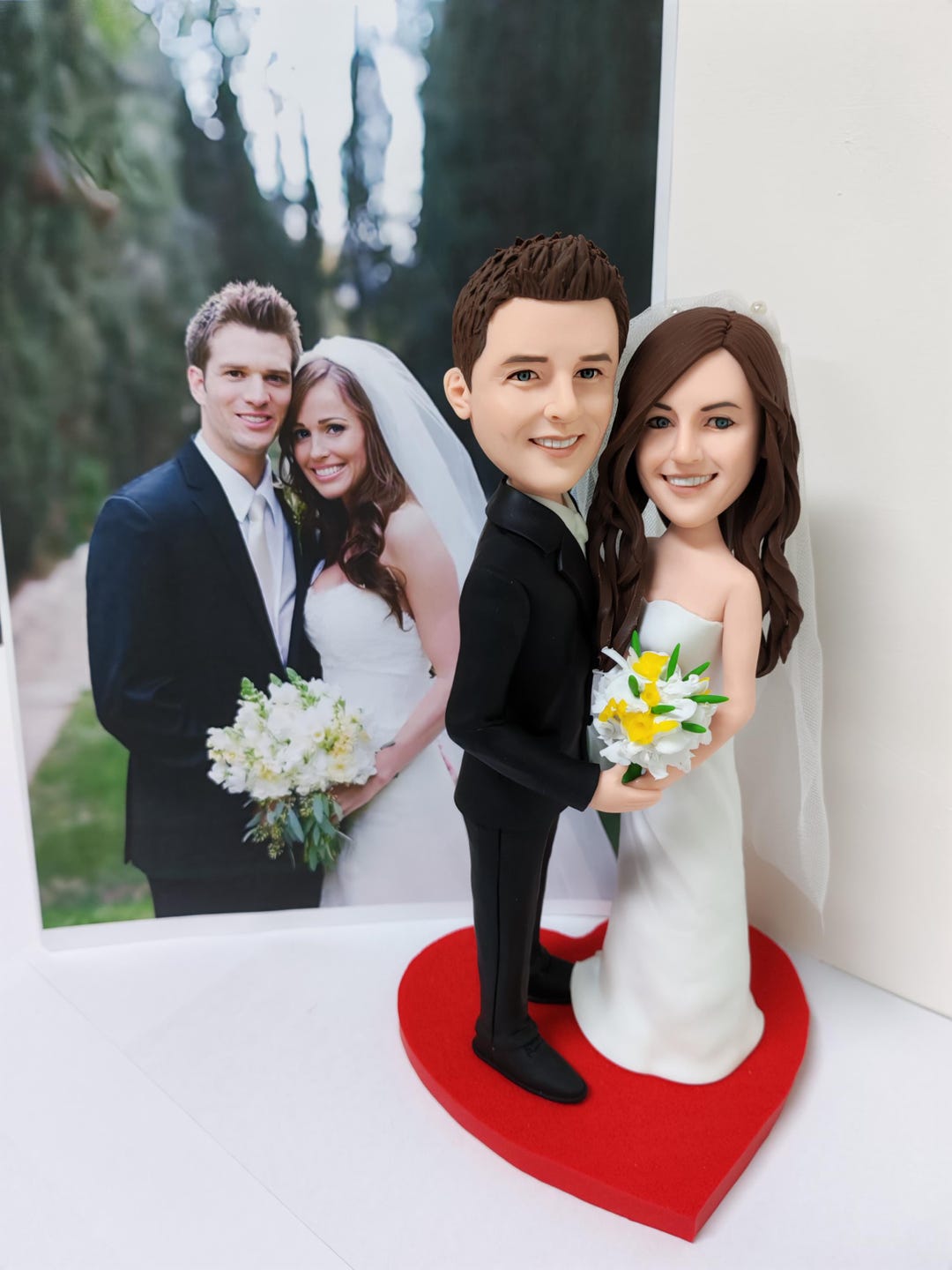 Custom Wedding or Couple Bobblehead, Custom-made Bobblehead Character ...