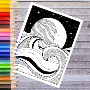 Coloring Pages | Digital Prints | Wall Art | Instant Download Pdfs ...