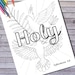 Bible Verse Coloring Pages Scripture Coloring Identity in - Etsy