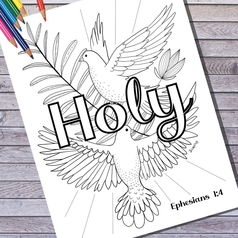 Bible Verse Coloring Pages Scripture Coloring Identity in - Etsy