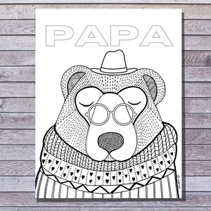 Father's Day Coloring Page | Fathers Day Printable, PDF Printable ...