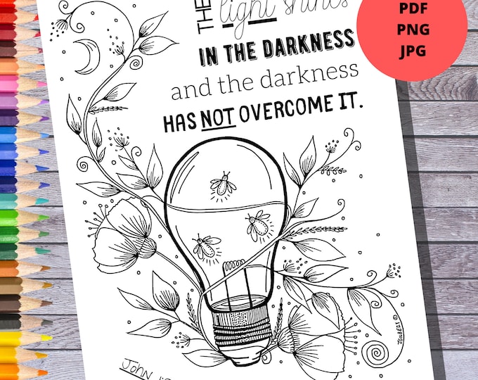 Printable Bible Verse Coloring Page, Instant Download, 2 Timothy ...