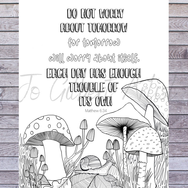Printable Bible Verse Coloring Page Matthew 3 PDF PNG and - Etsy
