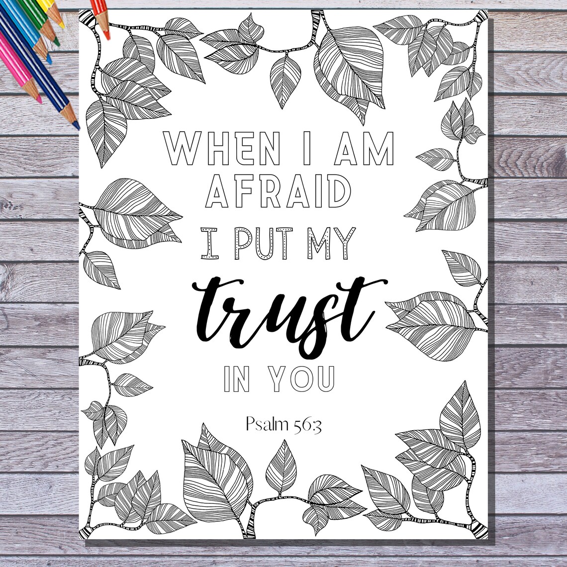 Printable Coloring Page FREE PDF Greeting Card Printable | Etsy