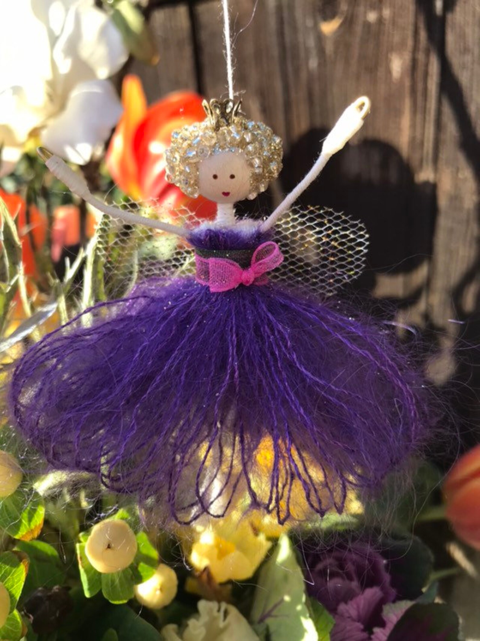 Fairy / Gift for Girls / Fairy Decoration / Purple Fairy / Birthday ...