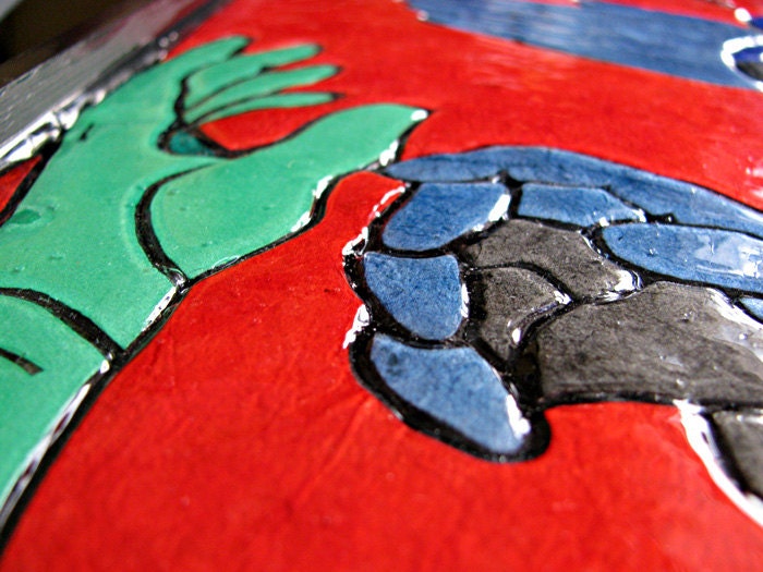 Batman Slap Meme Paper Tile Mosaic Medium Original Art - Etsy