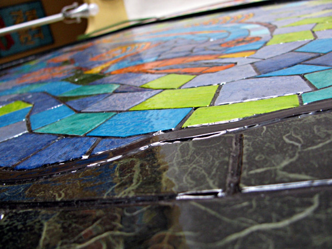 First Run Paper Tile Mosaic Large Original Art Unique - Etsy