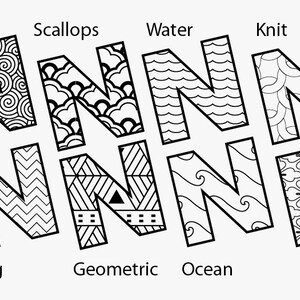 Custom Page for Coloring- Personalized Name Sign- Coloring Book- Custom ...