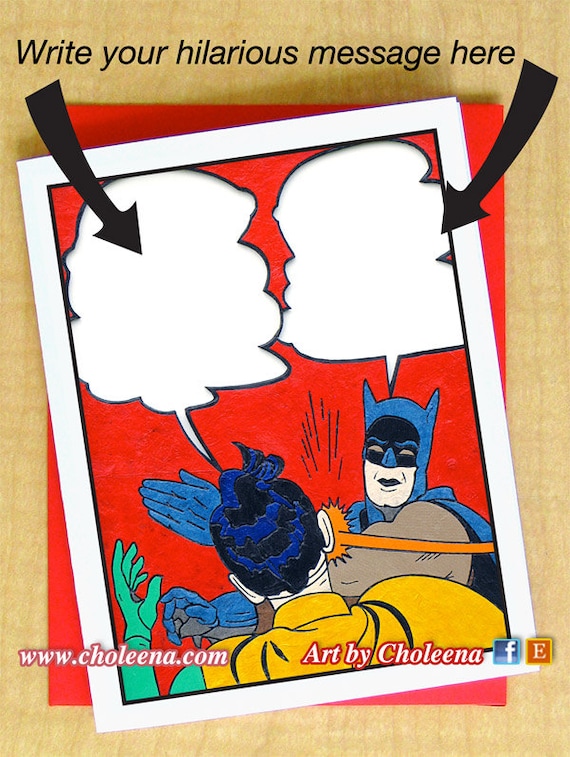 Batman Comic Meme Blank