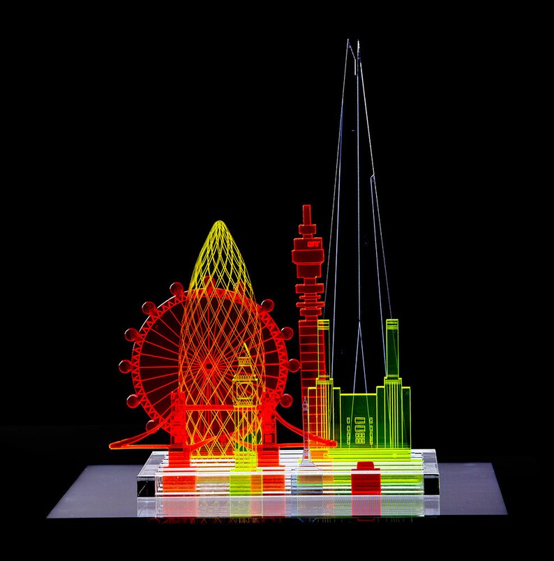 Modular 'shapes of London' Glowing Sculpture - Etsy