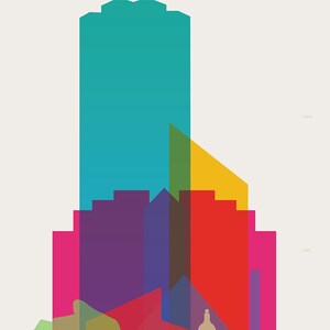 Shapes of Edmonton Art Print - Etsy