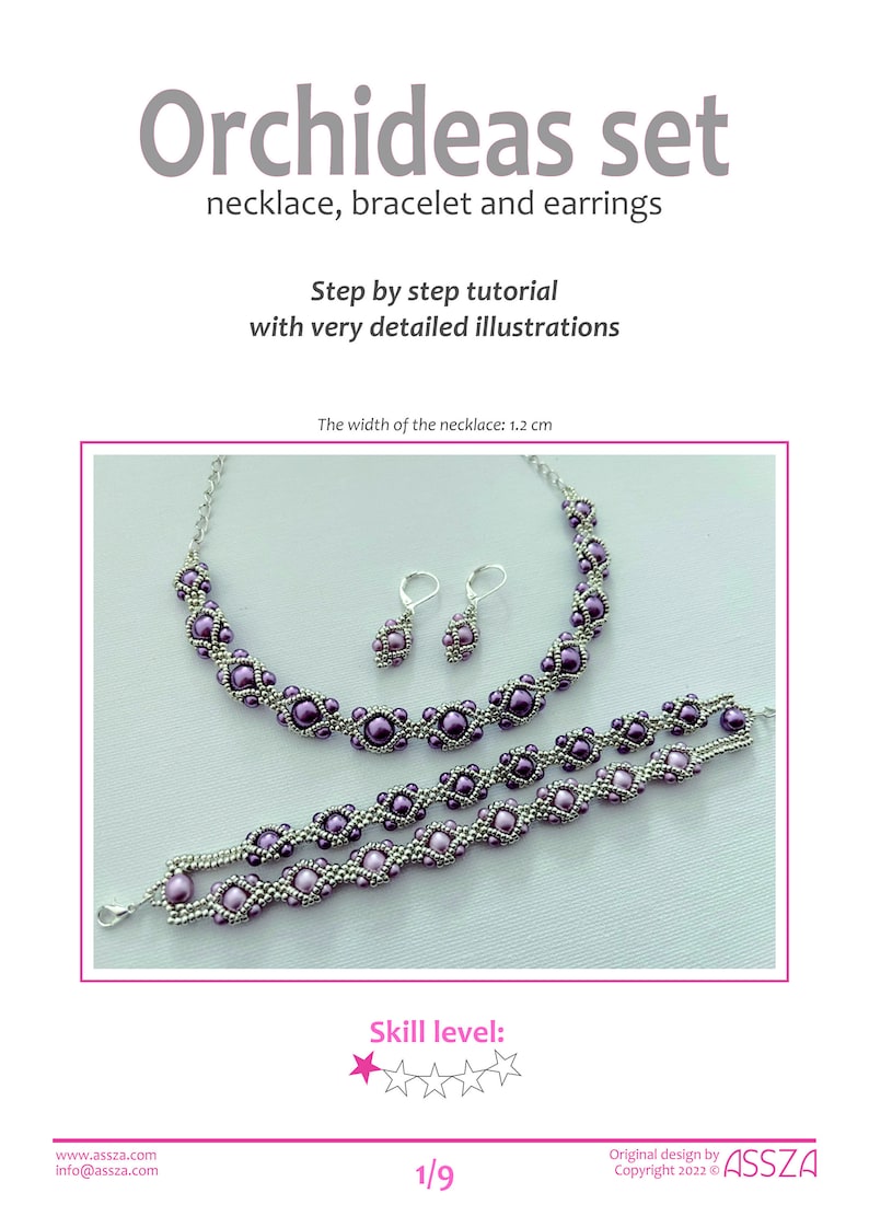 Orchideas Set Beading TUTORIAL - Etsy