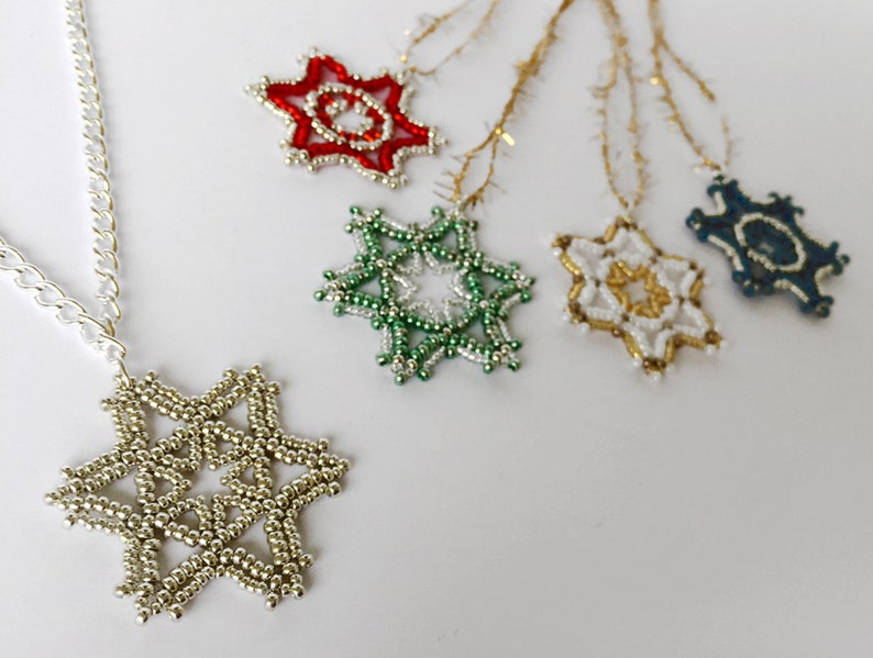 Starwheel Pendant Beading TUTORIAL - Etsy