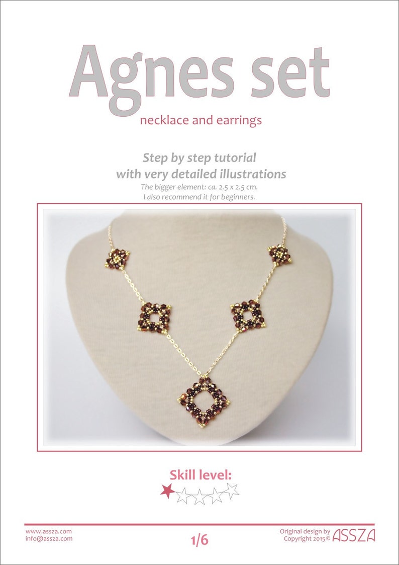 Agnes Set Beading TUTORIAL | Etsy