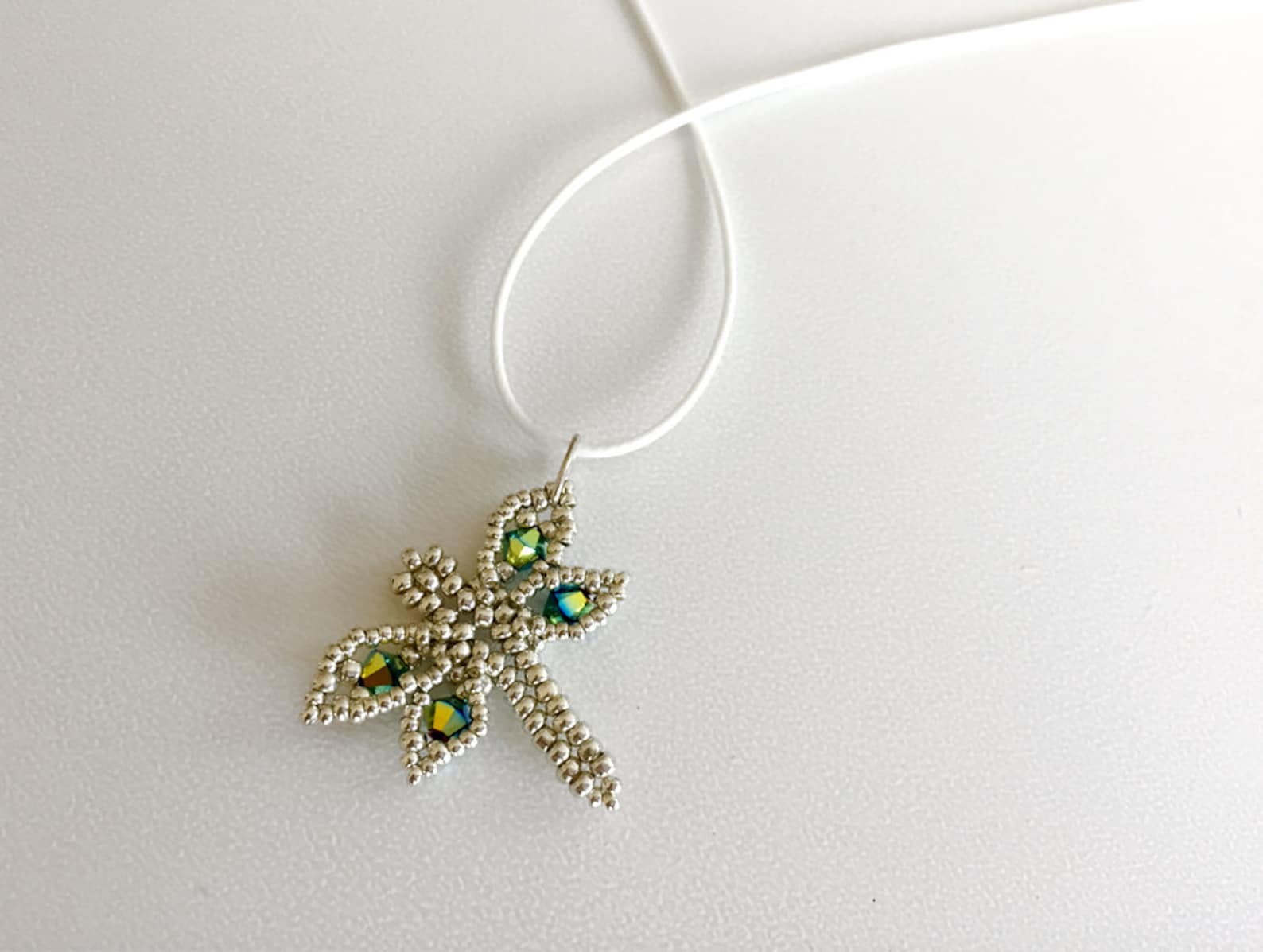 Dragonfly Pendant and Necklace Beading TUTORIAL - Etsy