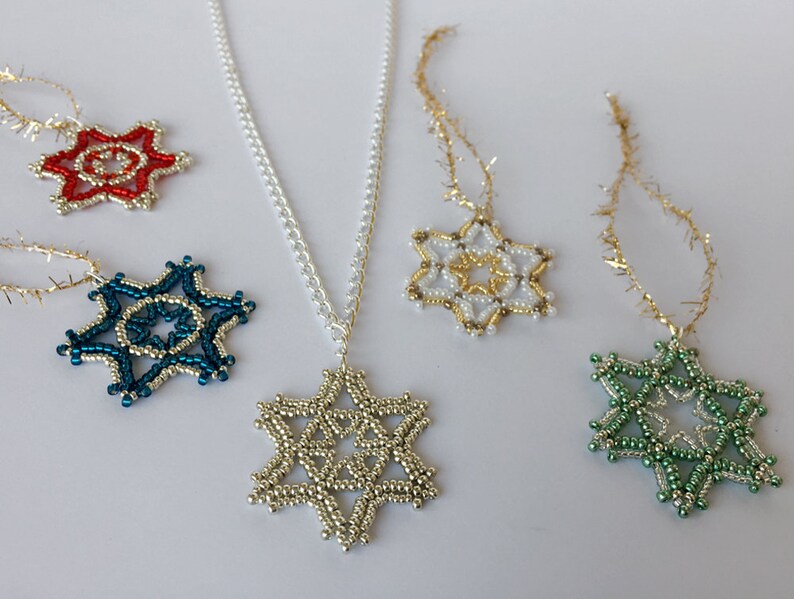 Starwheel Pendant Beading TUTORIAL - Etsy