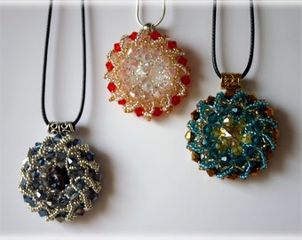 Tutorial Build It up Triangle Pendant Beading Tutorial - Etsy