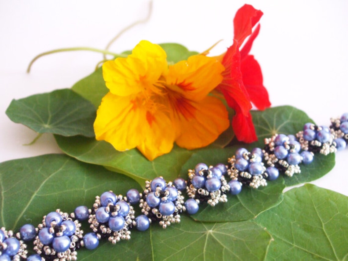 Rosetta Bracelet Beading TUTORIAL - Etsy