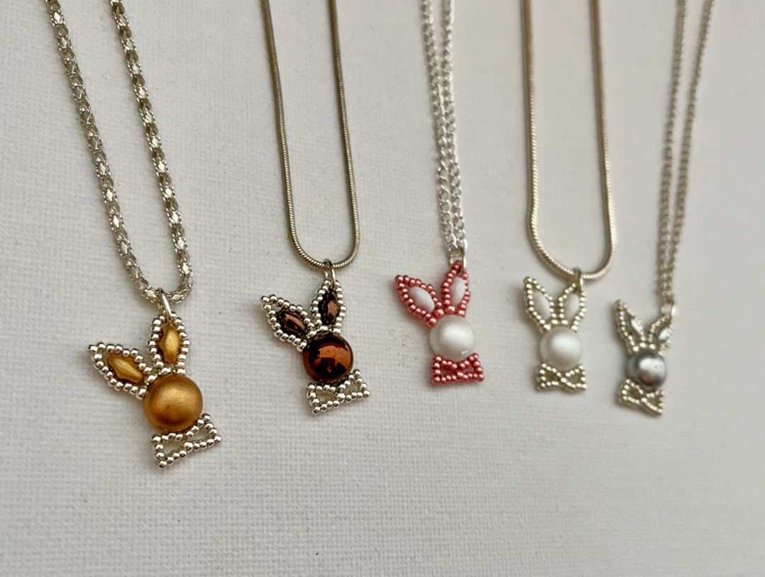 Easterbunny Pendant Beading TUTORIAL - Etsy