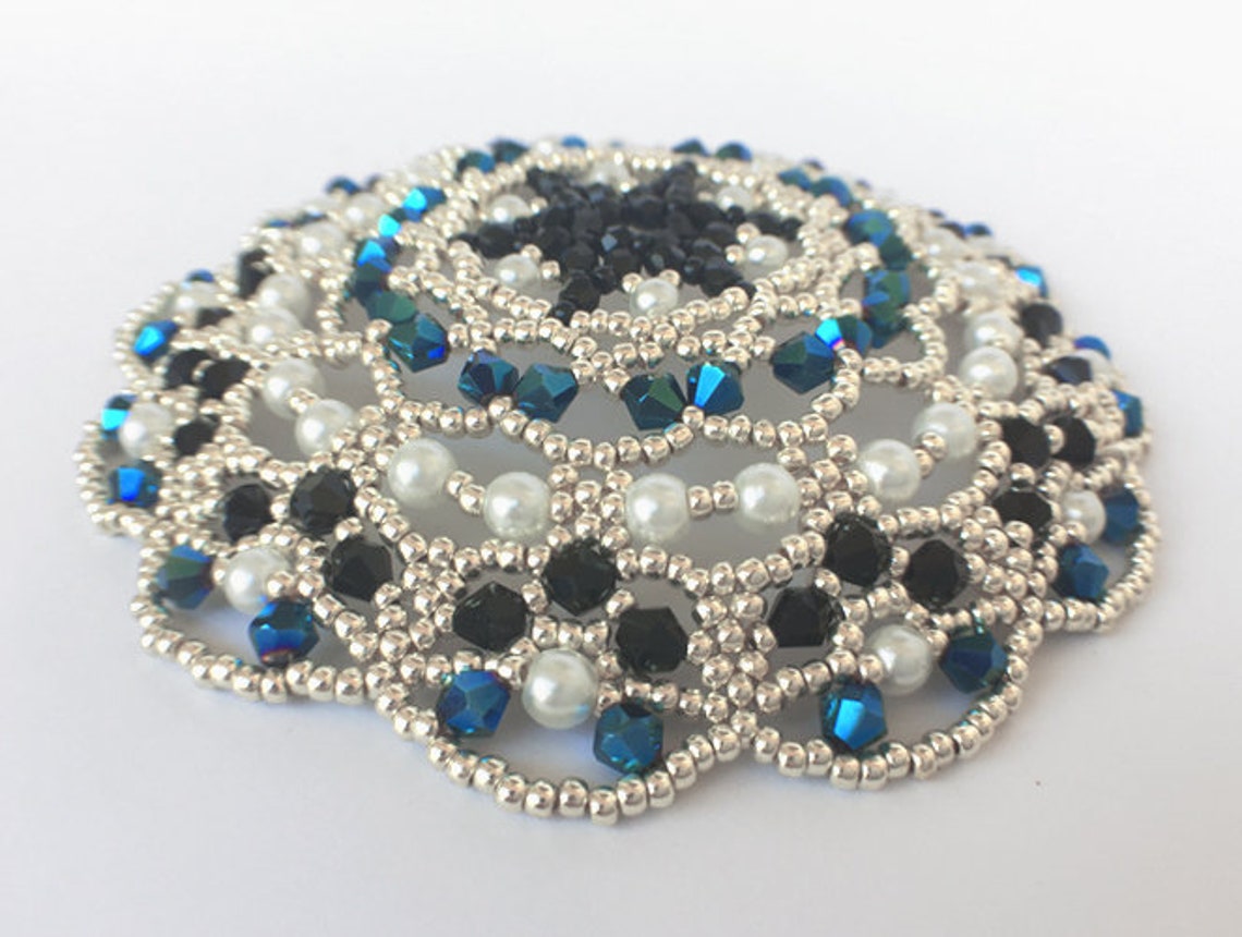 Jewish Kippah Religious Wear Beading TUTORIAL - Etsy
