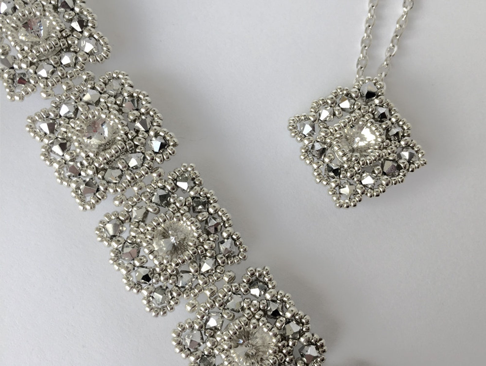 Crystalsquare Set Beading TUTORIAL - Etsy