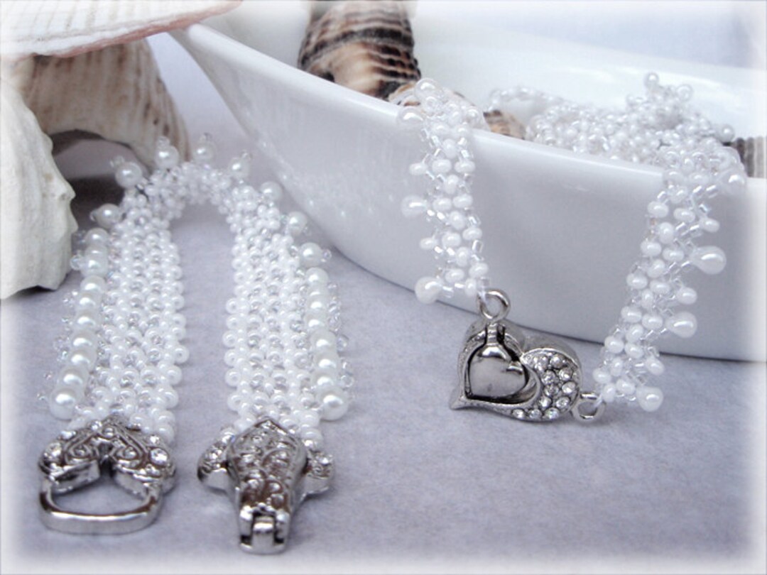 Old White Set Beading TUTORIAL - Etsy