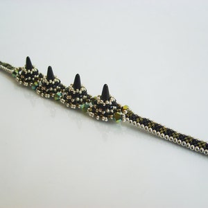 Spike Bracelet Beading TUTORIAL - Etsy