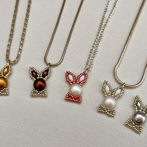 Easterbunny Pendant Beading TUTORIAL - Etsy