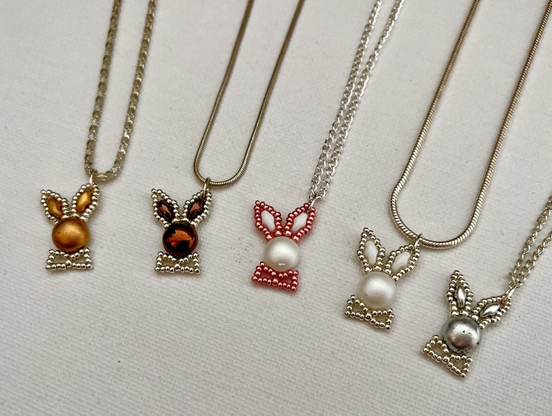 Easterbunny Pendant Beading TUTORIAL - Etsy