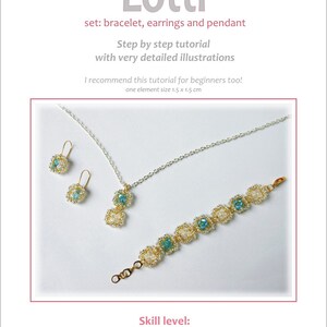 Lotti Set Beading TUTORIAL - Etsy Canada