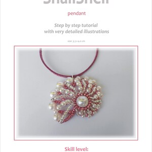 Snailshell Pendant Beading TUTORIAL - Etsy