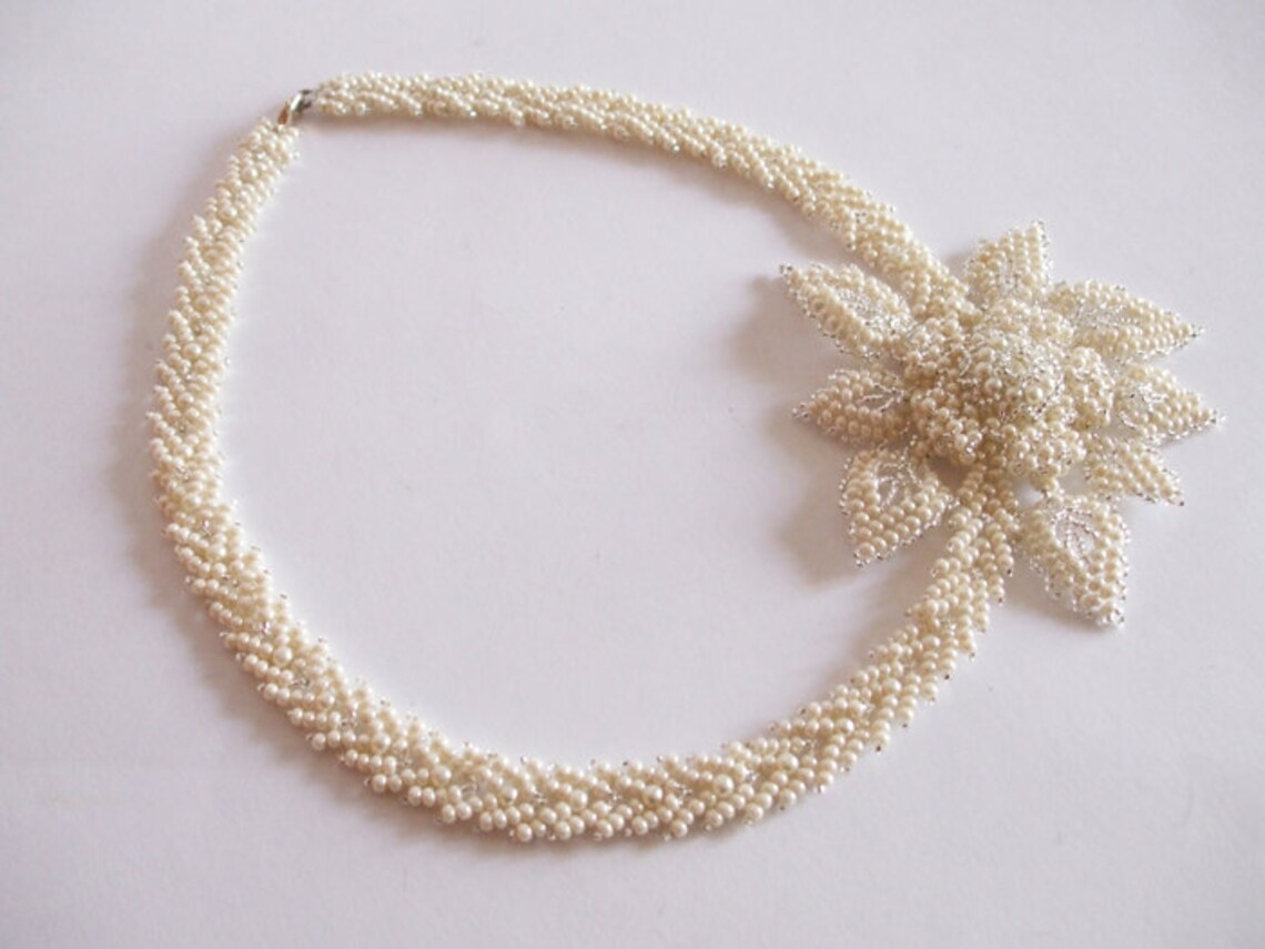 Meringue Flower Set Beading TUTORIAL - Etsy