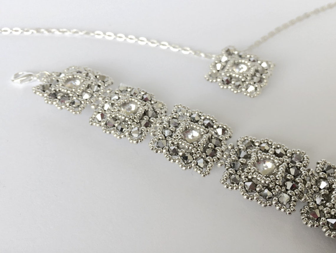 Crystalsquare Set Beading TUTORIAL - Etsy