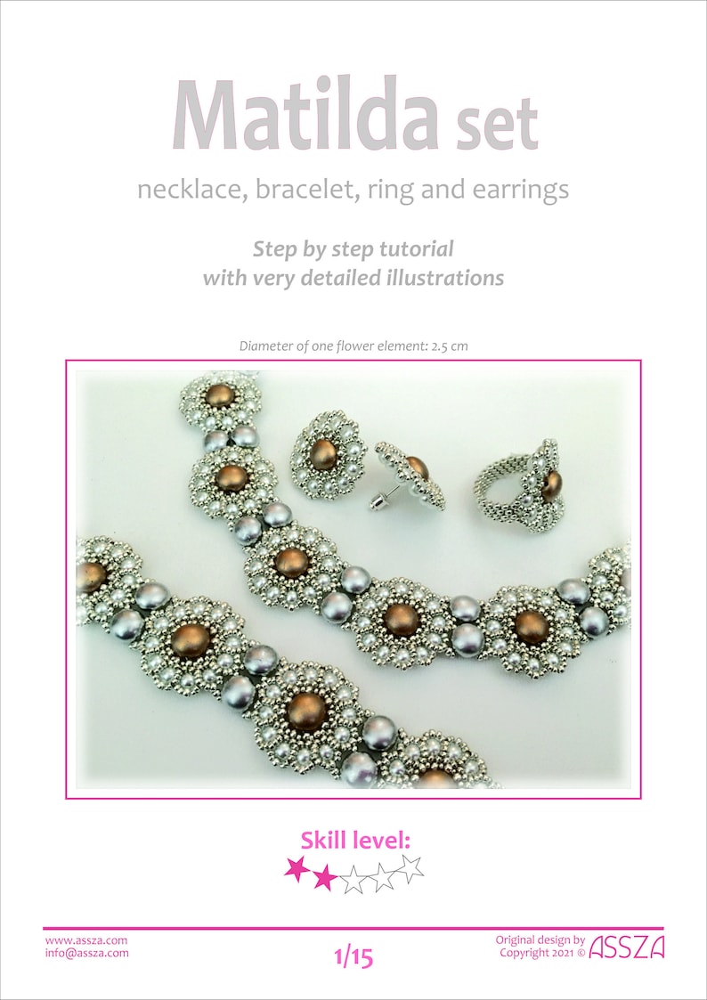 Matilda Set Beading TUTORIAL - Etsy