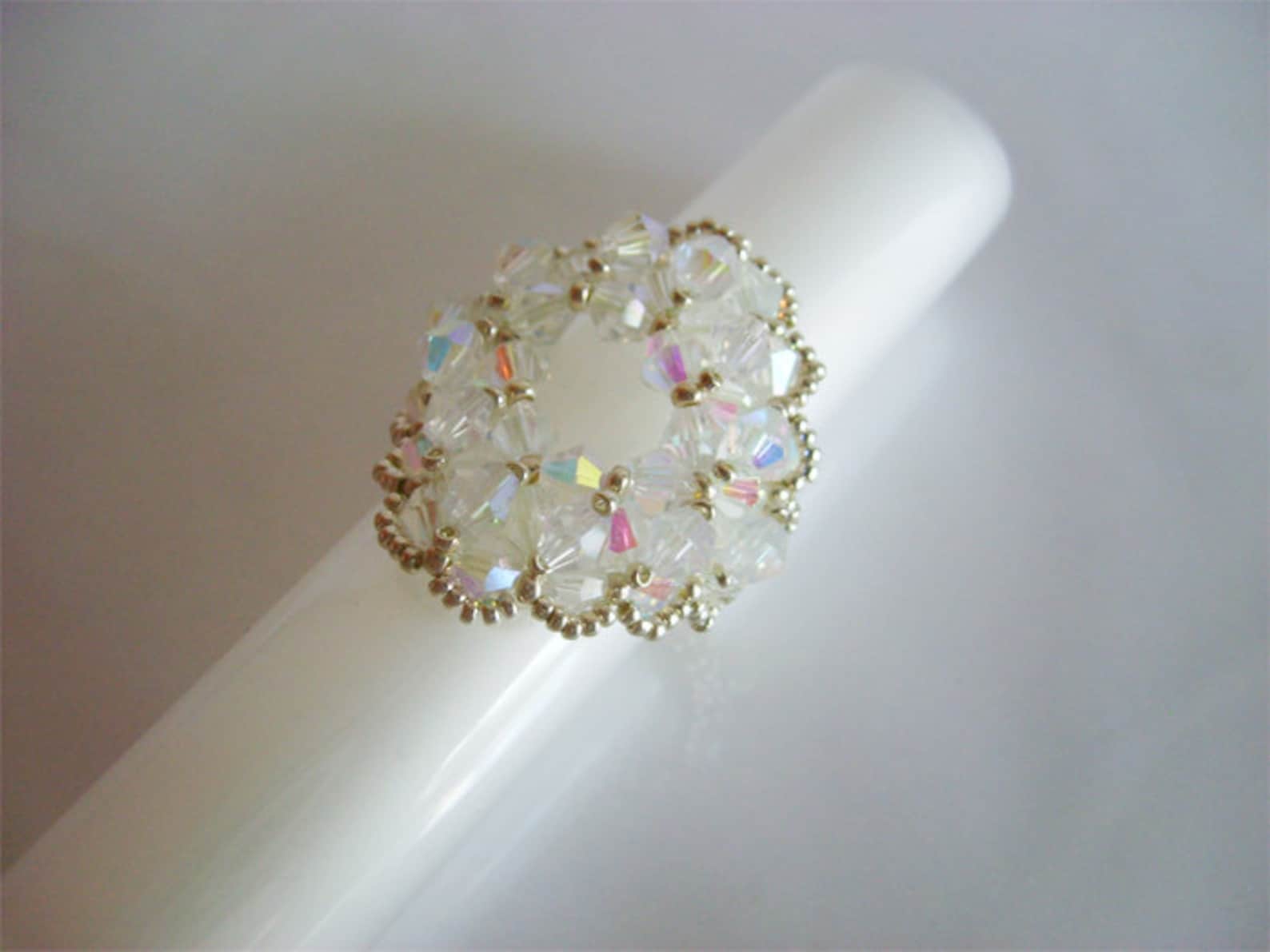 Flange Ring Beading TUTORIAL - Etsy Canada