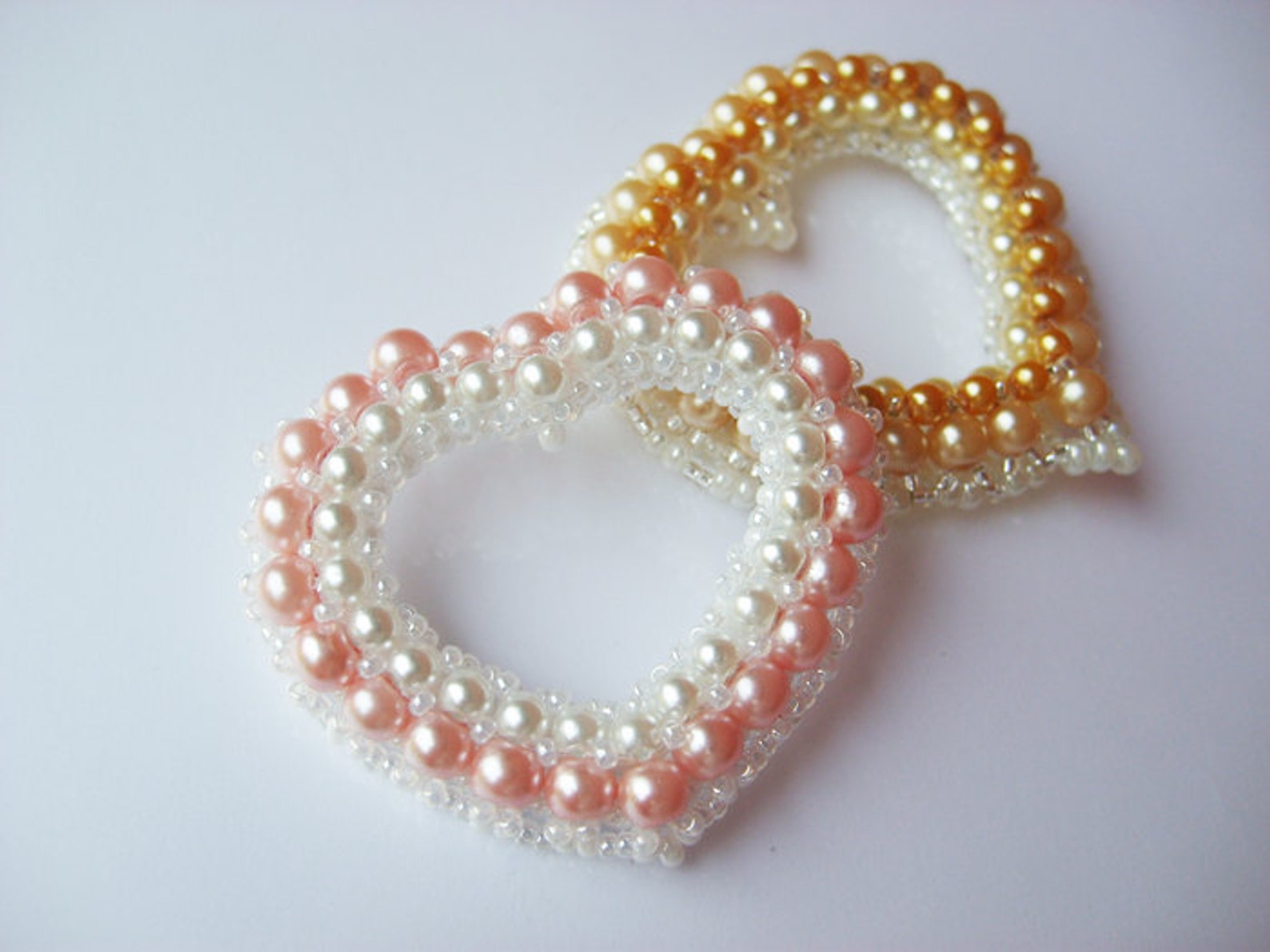 Heart Motif Beading TUTORIAL - Etsy