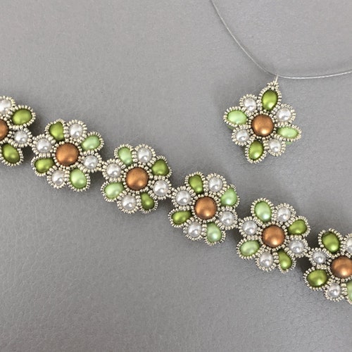 Orchideas Set Beading TUTORIAL - Etsy