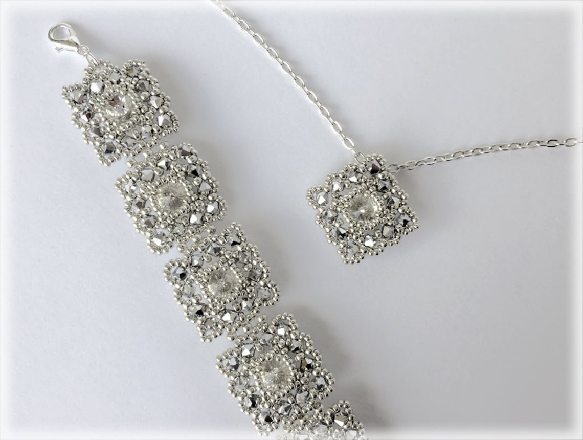Crystalsquare Set Beading TUTORIAL - Etsy