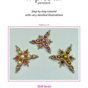 Triplestar Pendant Beading TUTORIAL - Etsy