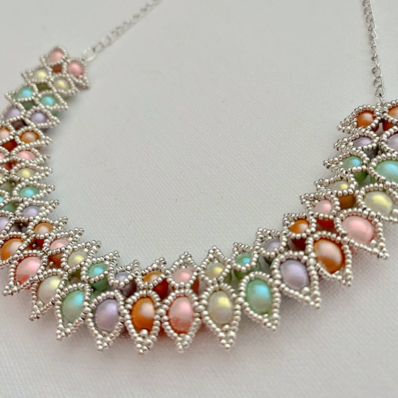 Bead Necklace Tutorials - Etsy