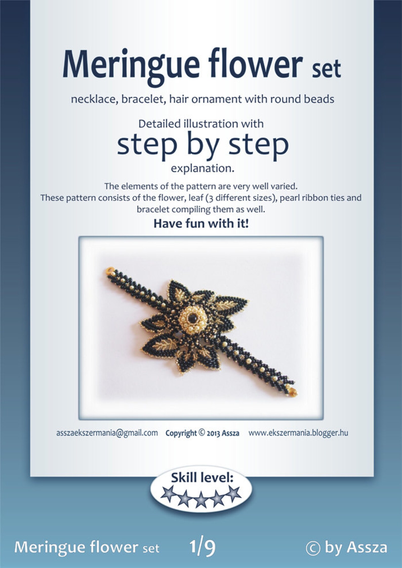 Meringue Flower Set Beading TUTORIAL - Etsy