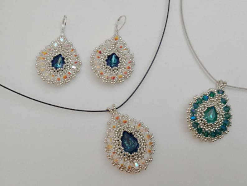 Coldrops Set Beading TUTORIAL | Etsy