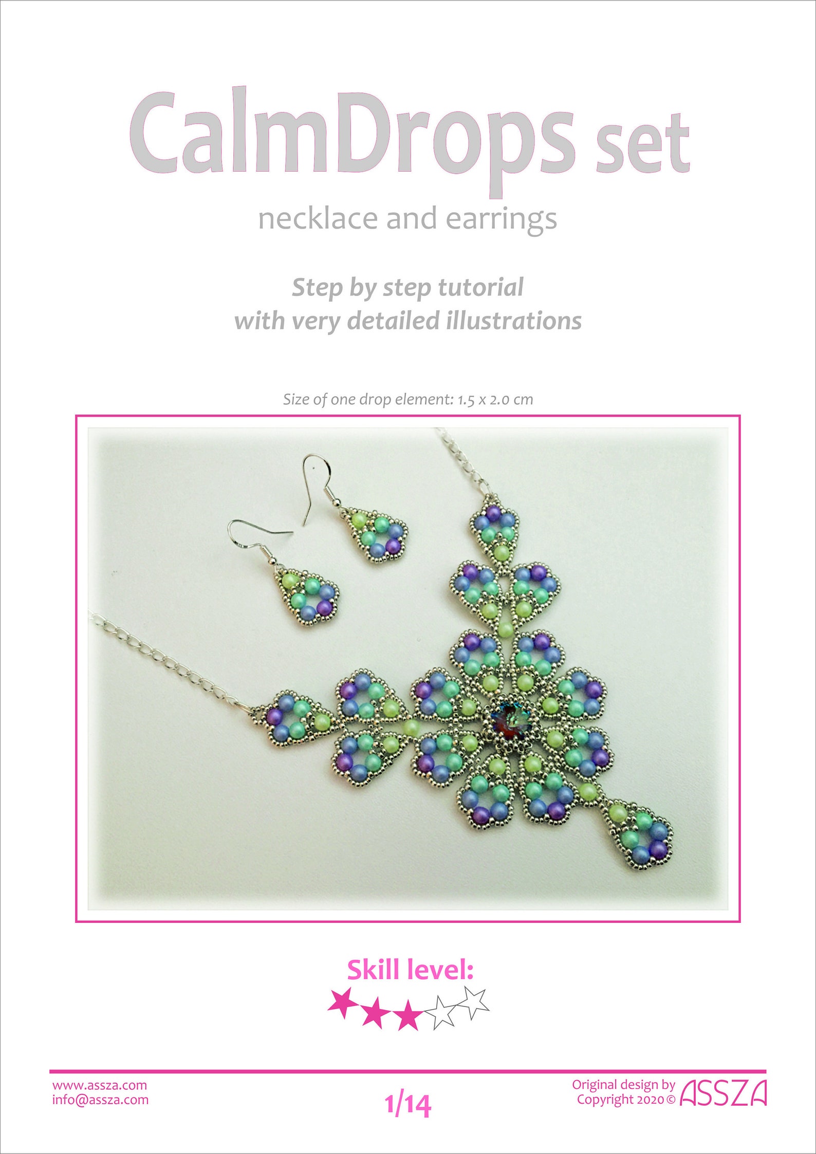 Calmdrops Set Beading TUTORIAL - Etsy UK
