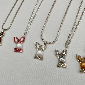 Easterbunny Pendant Beading TUTORIAL - Etsy