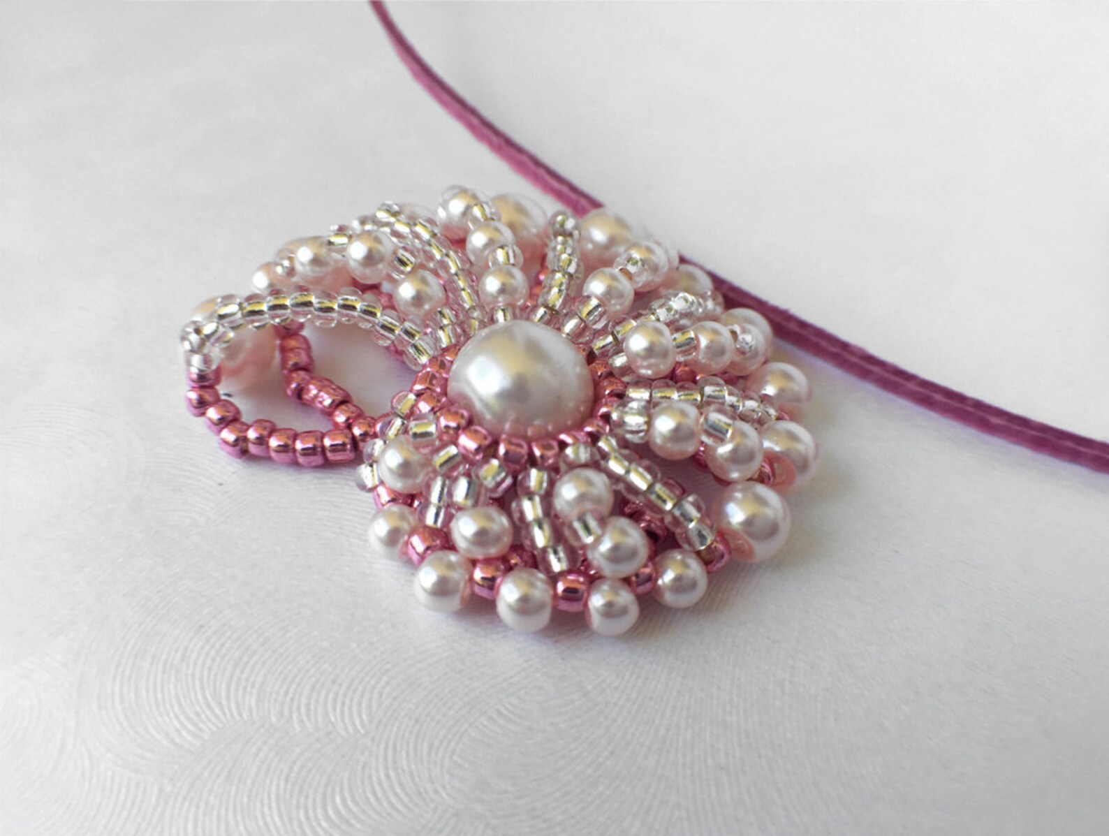 Snailshell Pendant Beading TUTORIAL - Etsy