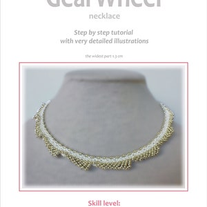 Gearwheel Necklace Beading TUTORIAL - Etsy