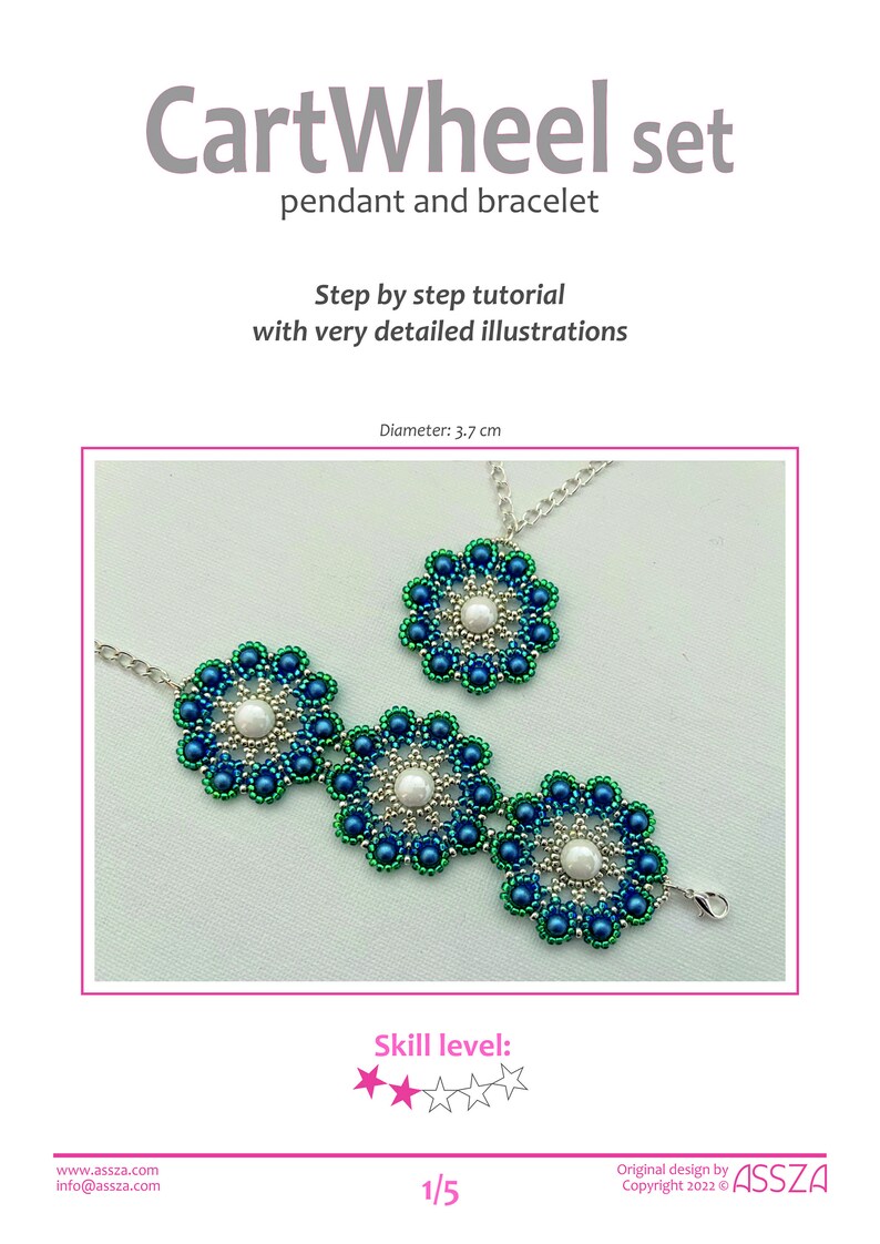 Cartwheel Set Beading TUTORIAL - Etsy