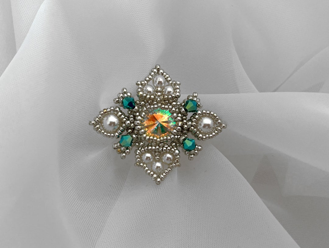 Baroquedesign Brooch Beading TUTORIAL - Etsy