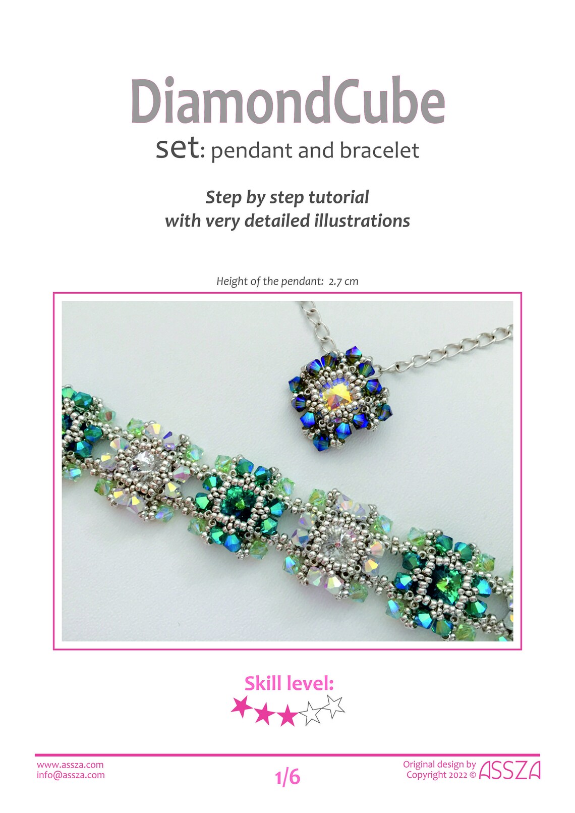 Diamondcube Set Beading TUTORIAL | Etsy